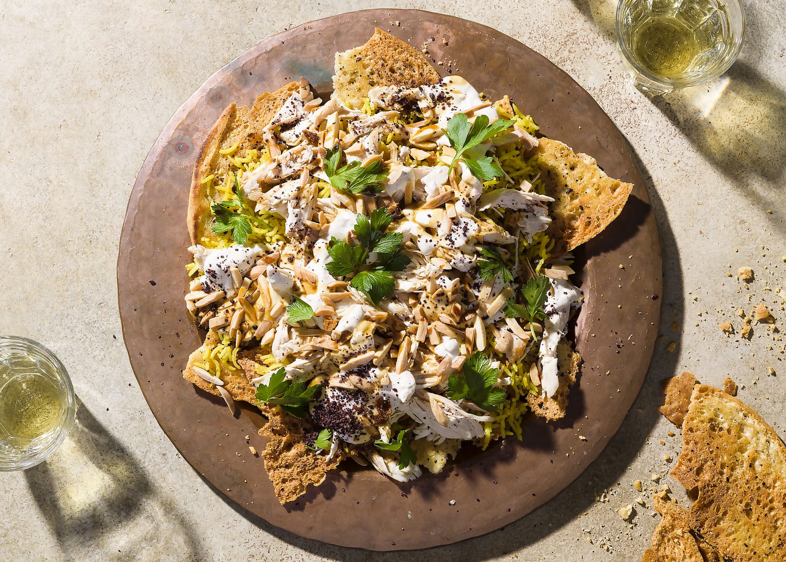 Traditional Chicken Fatteh Recipe - A Delicious Middle Eastern Feast ...